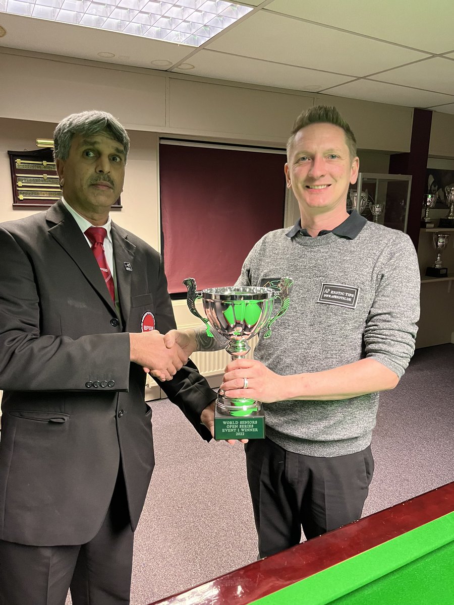 The World Seniors Open Series Event 1 | The WPBSA World Seniors Tour