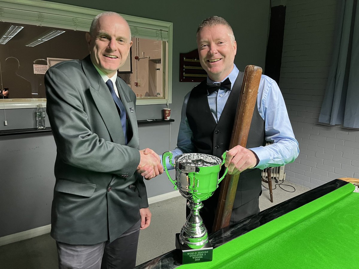 Gerard Greene Qualifies for the 2023 World Seniors Snooker Championship ...