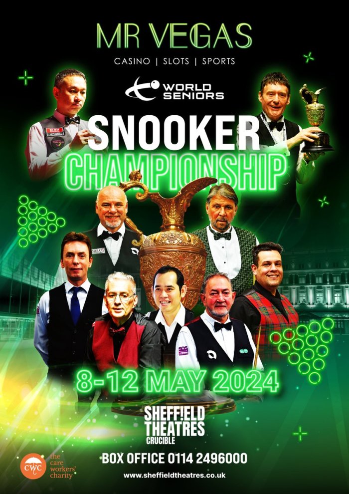 Mr Vegas to sponsor the 2024 World Seniors Snooker Championship and ...